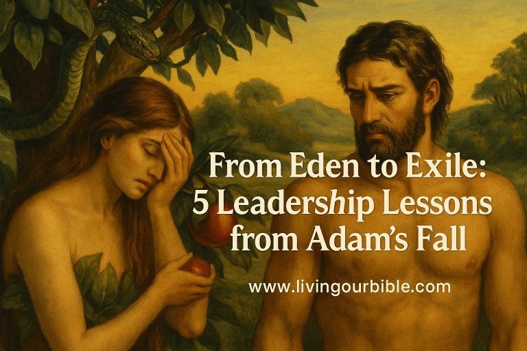 From Eden to Exile: 5 Leadership Lessons from Adam’s Fall – Living Our ...