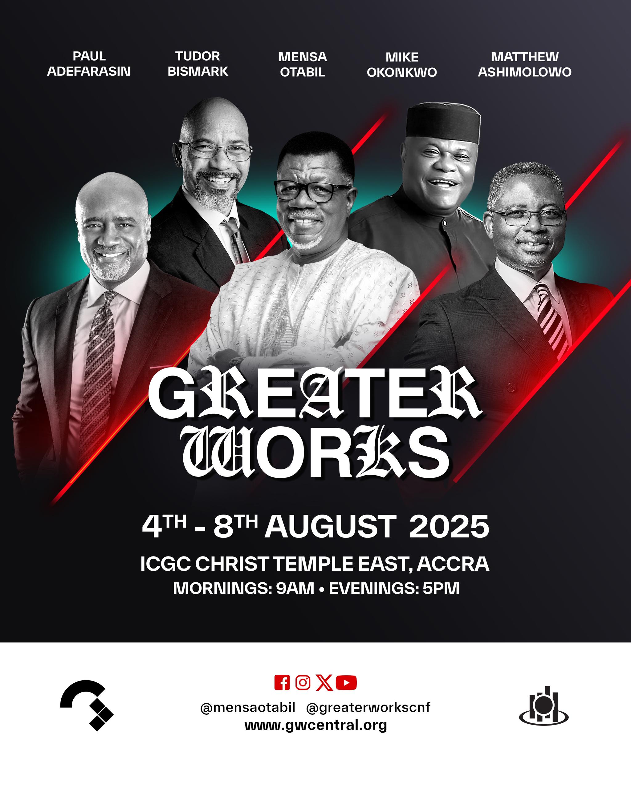 ICGC Unveils Full Details of Greater Works 2025 Conference: Speakers ...