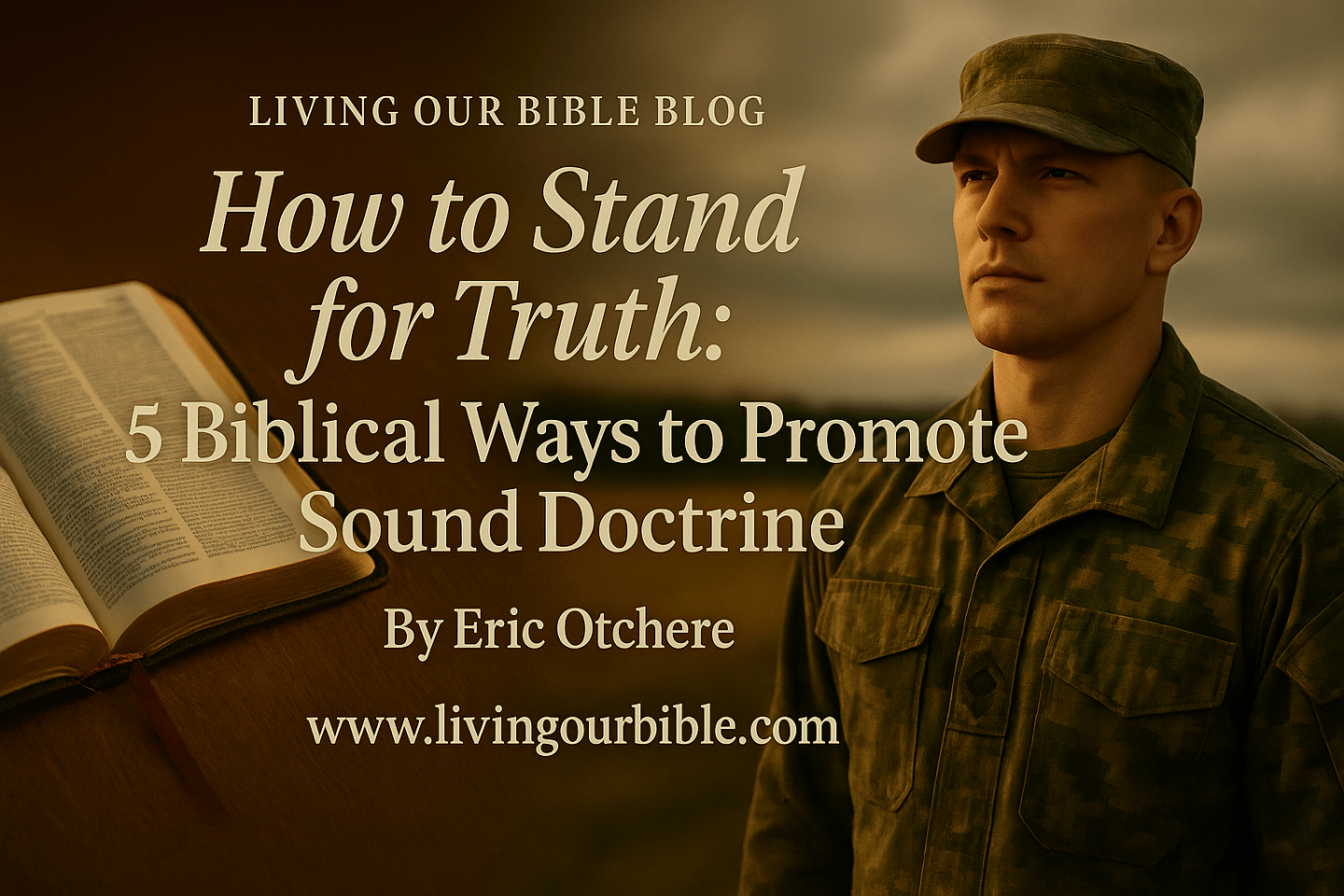How to Stand for Truth: 5 Biblical Ways to Promote Sound Doctrine ...