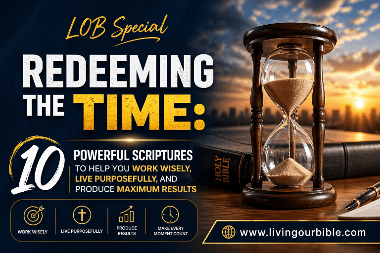 Redeeming the Time: 10 Powerful Scriptures to Help You Work Wisely ...